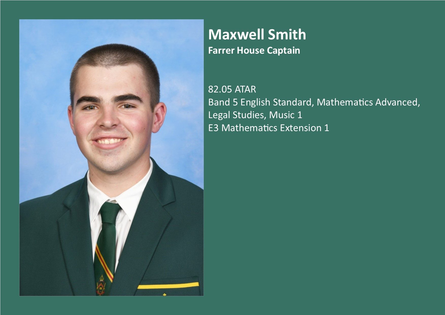 Farrer Memorial Agricultural High School - 2022 Hsc High Achievers